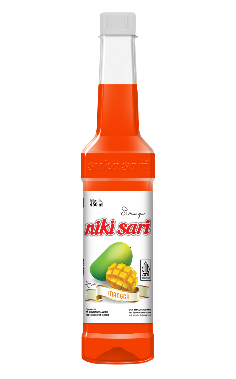 Sirup Niki Sari Rasa Mangga 450 ml - Kecap Sukasari